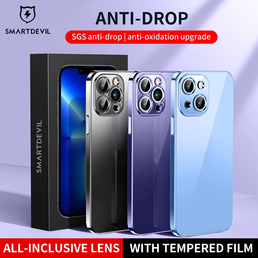 SmartDevil Transparent Shock Resistant Phone Case For iPhone 14/14 plus ...