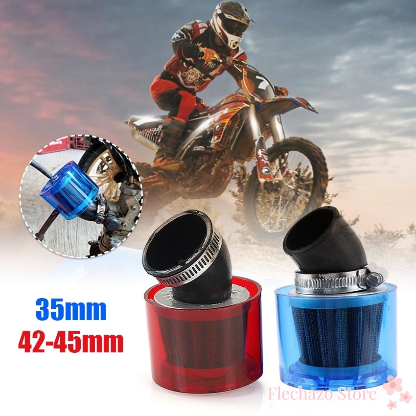 Motorbike Waterproof Air Filter 35mm/45mm for ATV PIT DirtBike 50cc ...