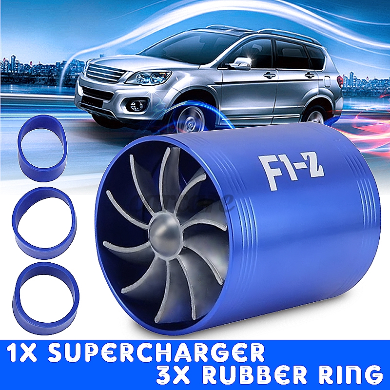 Universal F1-Z Turbo Charger Supercharger Double-sided Double DUAL ...