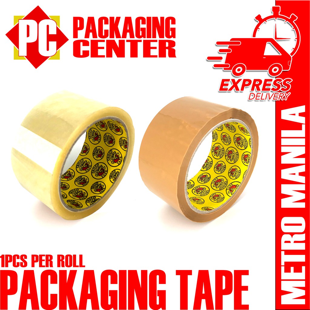 Packaging Tape Brown or Clear by 1pcs per roll (METRO MANILA SHIPPING ...