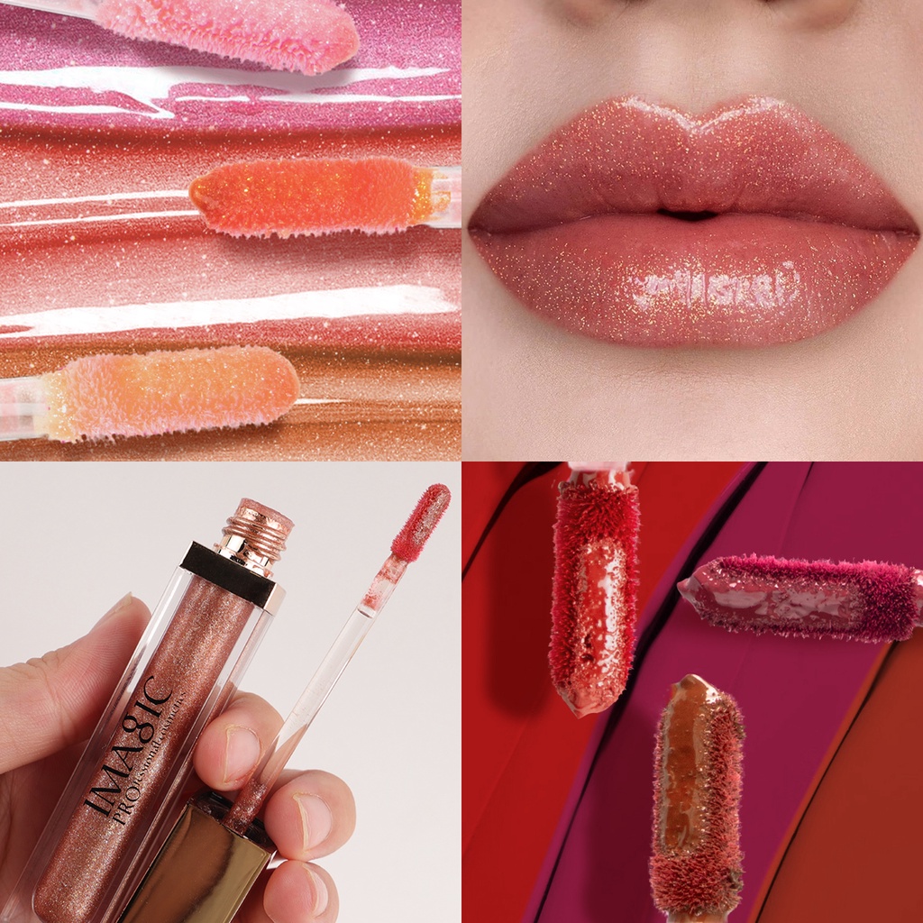 IMAGIC Liquid Lipstick Waterproof Lip Gloss Velvet Soft Matte 20 Colors ...