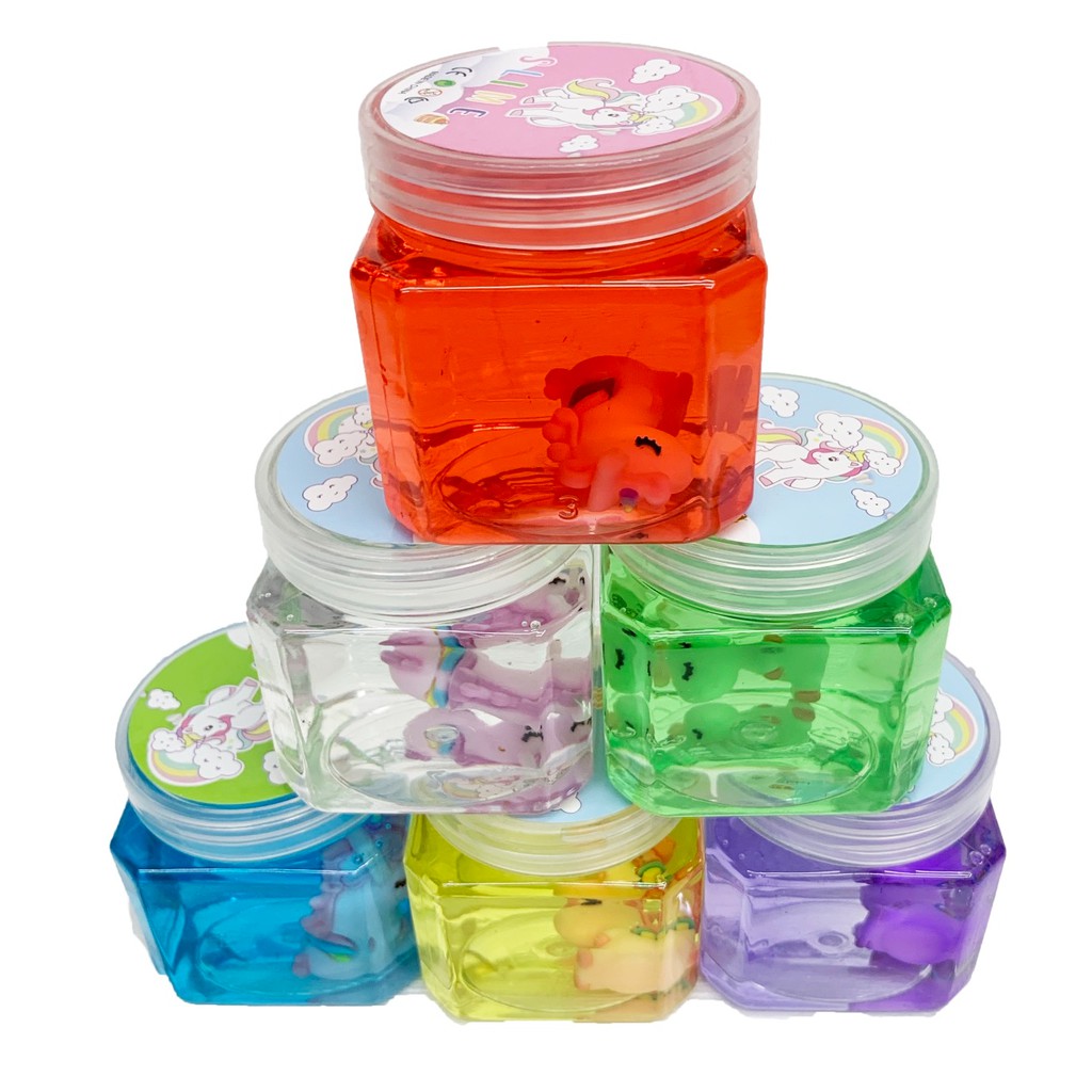 4pcs Unicorn slime and Jurassic dinosaur slime | Shopee Philippines