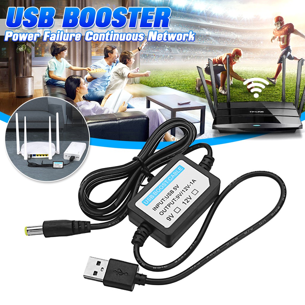 Sgalas Wifi Converter to Powerbank Cable Connector Boost Line USB DC 5V ...
