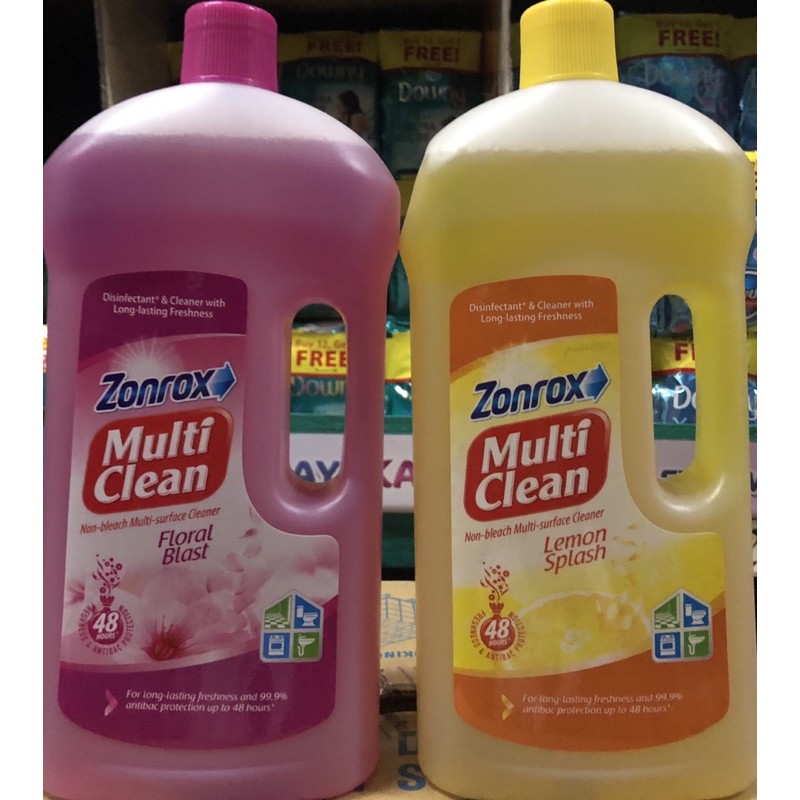 Zonrox Multi Clean Floral Blast 900ml Lemon Splash Set of 2 (900 mL ...