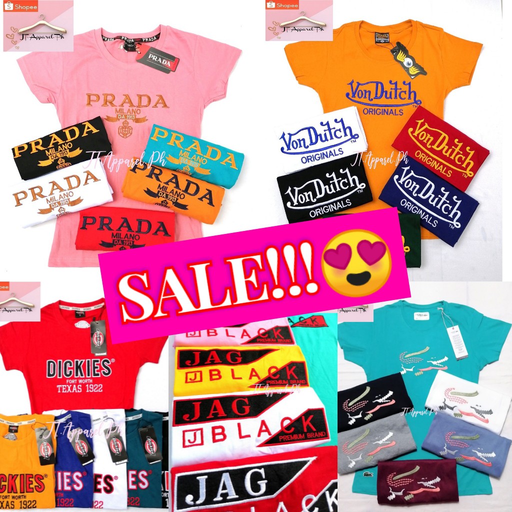 SUPER-SALE!!! ASSORTED Branded Overrun T-Shirt for MEN and WOMEN ...