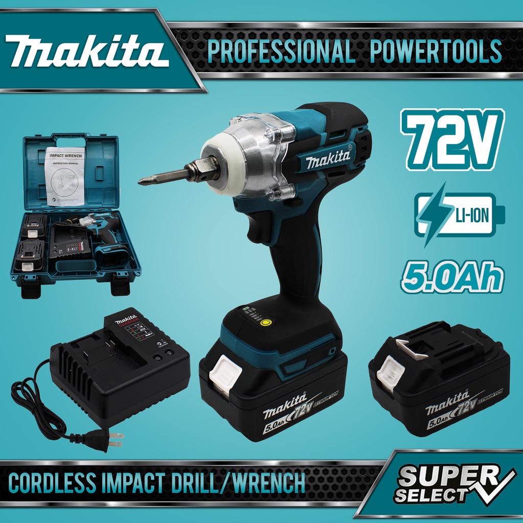 (2in1 Function) Makita DTS141 Brushless Impact Wrench / Impact Driver ...