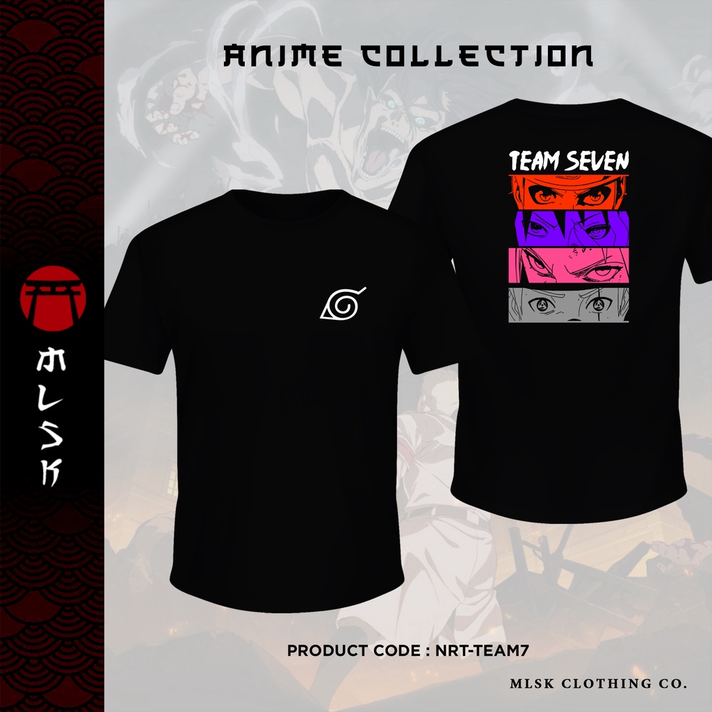 TEAM SEVEN NARUTO SHIPPUDEN ANIME T-SHIRT | NARUTO SHIPPUDEN SHIRT ...