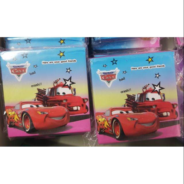 MEMO PAD: (DISNEY CARS) characters | Shopee Philippines