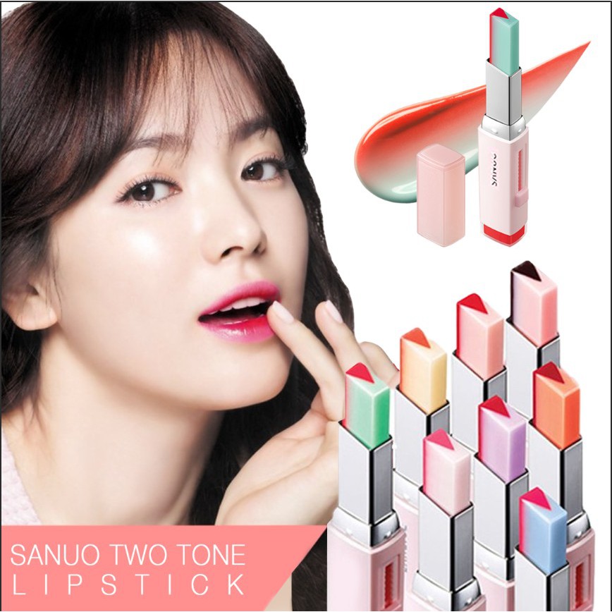 Two Color Lipstick Korean | Lipstutorial.org
