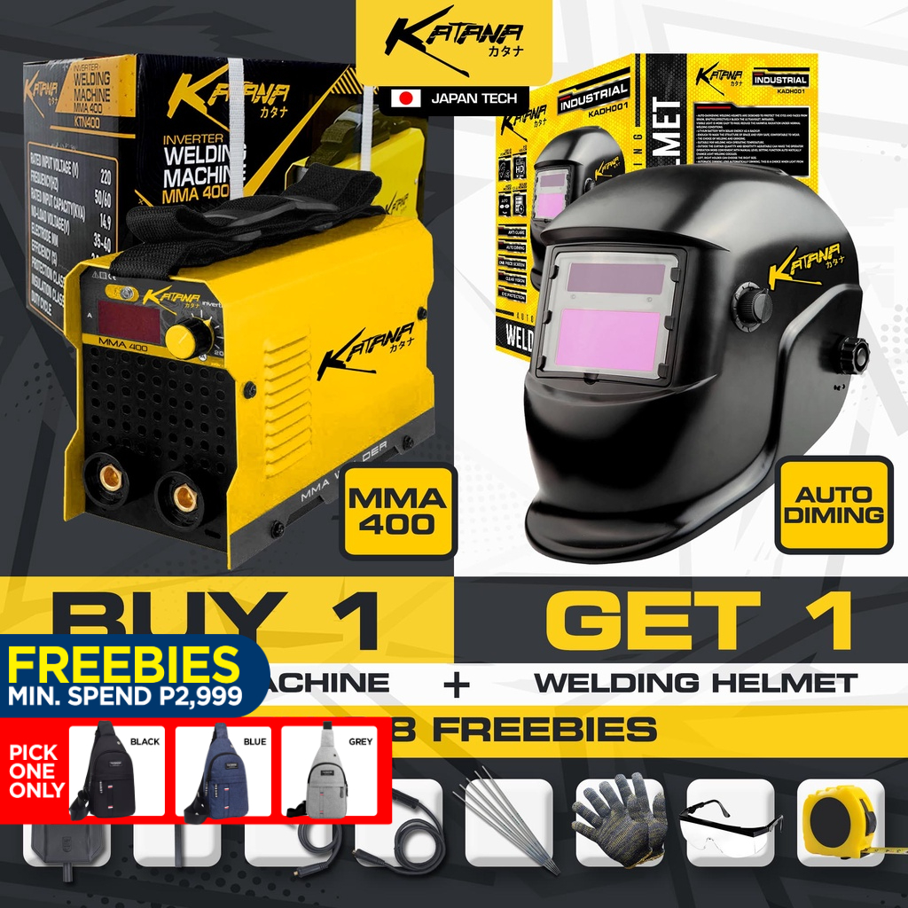 KATANA Japan Tech BUY 1 Inverter Welding Machine 400amp GET 1 Welding ...