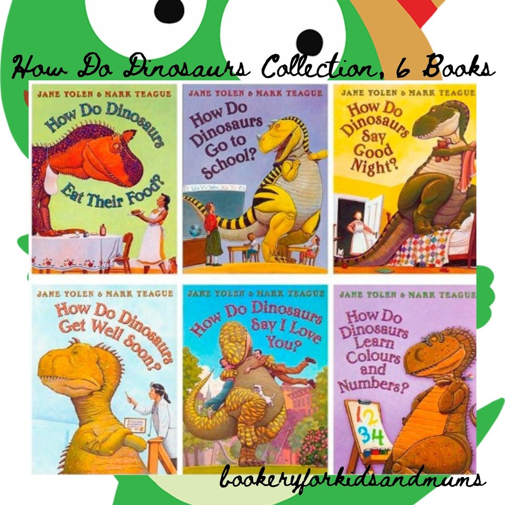 How Do Dinosaurs Book Series (brand new softcover books) | Shopee ...