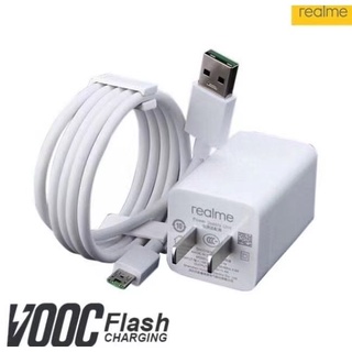 Original Realme Charger VOOC Fast Charger + 5A USB Micro/Type-C cable ...