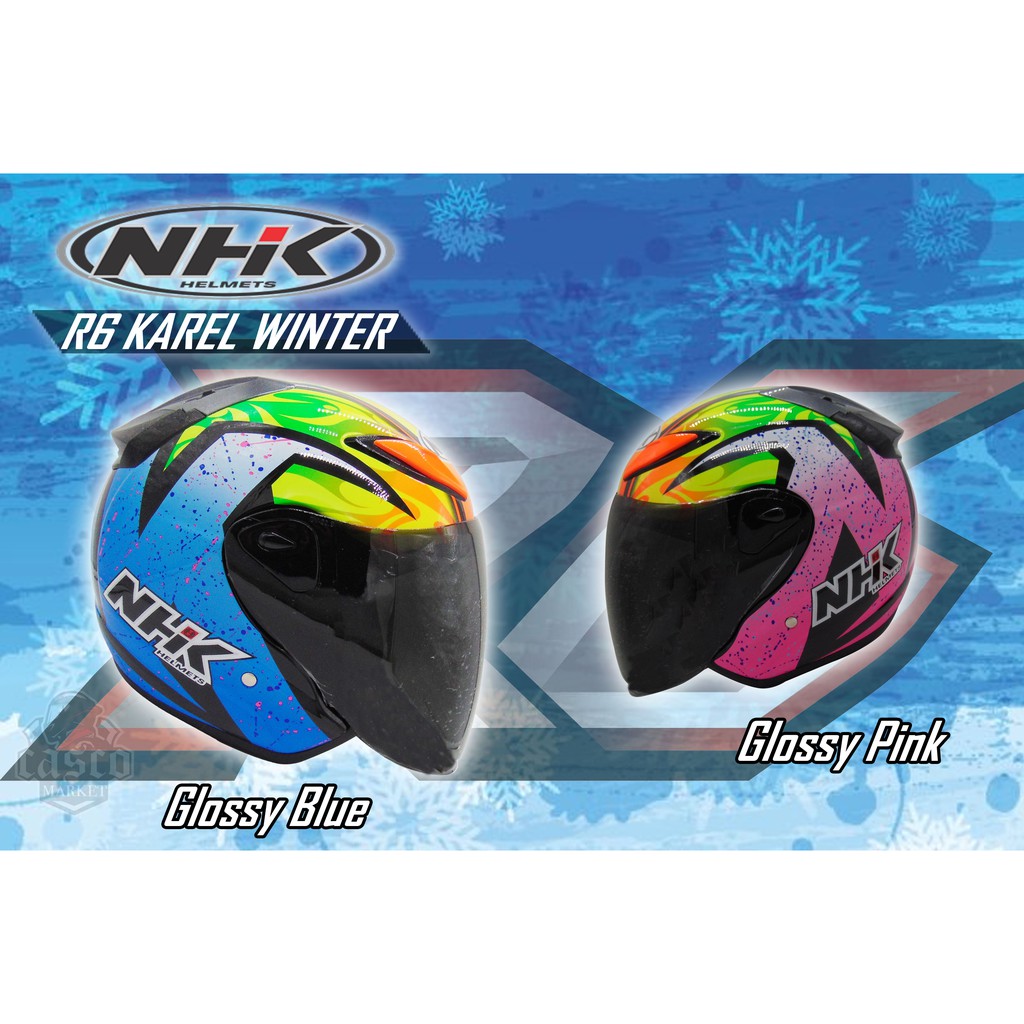 Nhk r6 karel winter half face helmet | BeeCost