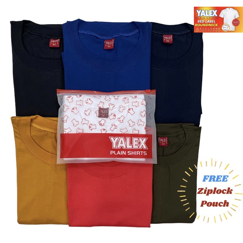 [LOWEST PRICE] YALEX RED LABEL UNISEX PLAIN SHIRTS SPECIAL LIGHT COLORS ...