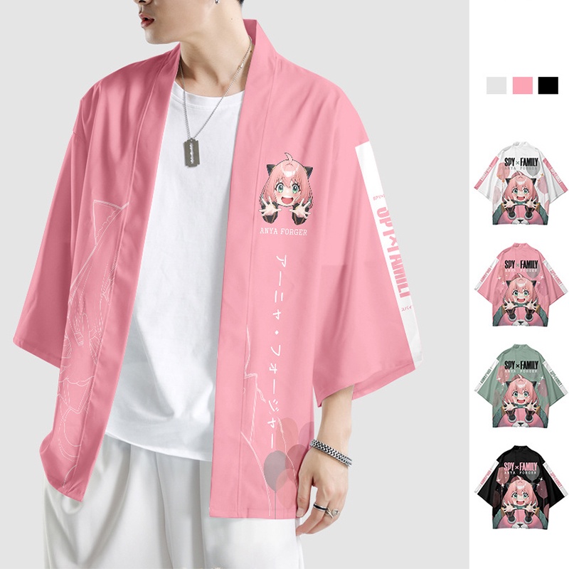 Spy X Family Anime Kimono Costume Loid Anya Yor Forger Cosplay Shirt ...