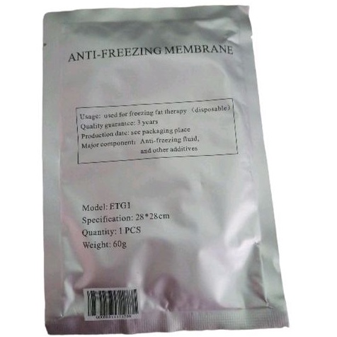 anti freezing membrane 60g 28*28 sold per piece Cryo Cool Pad Anti ...