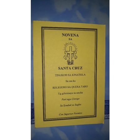 Sta Cruz Novena in Cebuano | Shopee Philippines