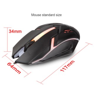 Mixie X3 USB Wired RGB Optical Gaming Mouse Mice For Laptop And ...