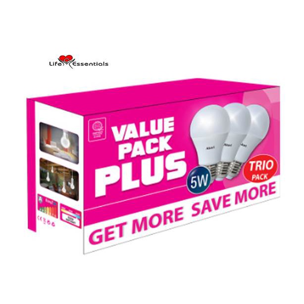 Akari Premiere LED Bulb 5 Watts Daylight - Trio Value Pack (APLED3-5DL ...