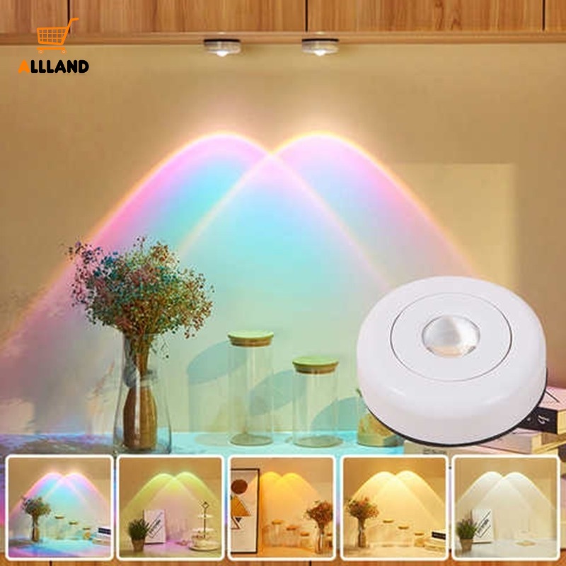 Round Self Adhesive Battery Operated LED Sunset Light/ Cabinet ...