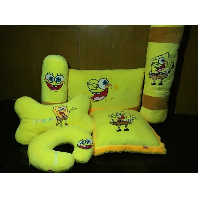 Spongebob pillow set free combination | Shopee Philippines