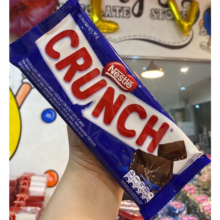 NESTLE CRUNCH MILK CHOCOLATE BAR 100g | Shopee Philippines