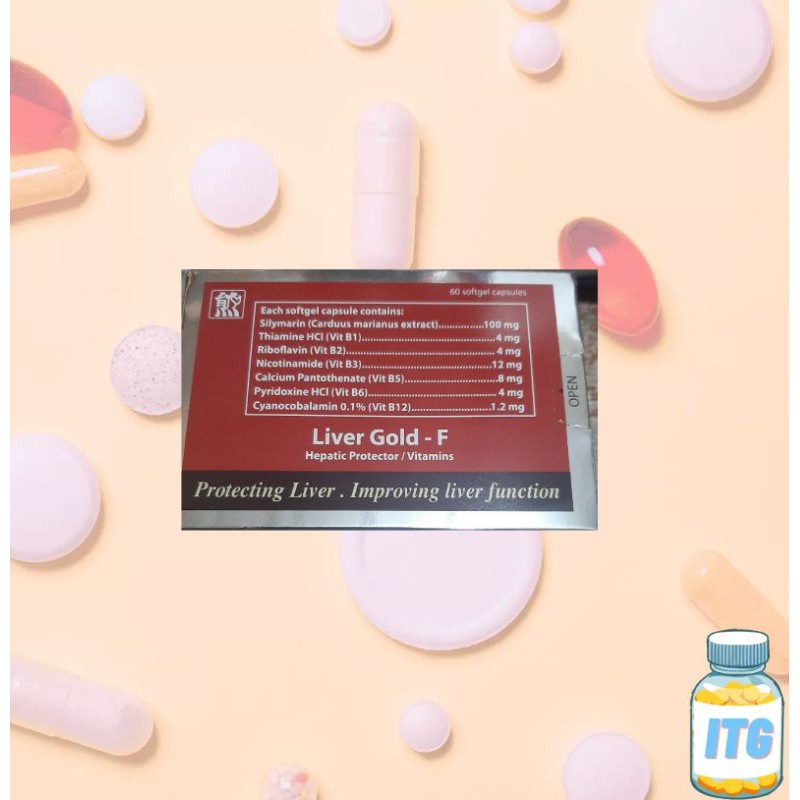Liver Gold - F by 60 ( supplement) | Shopee Philippines