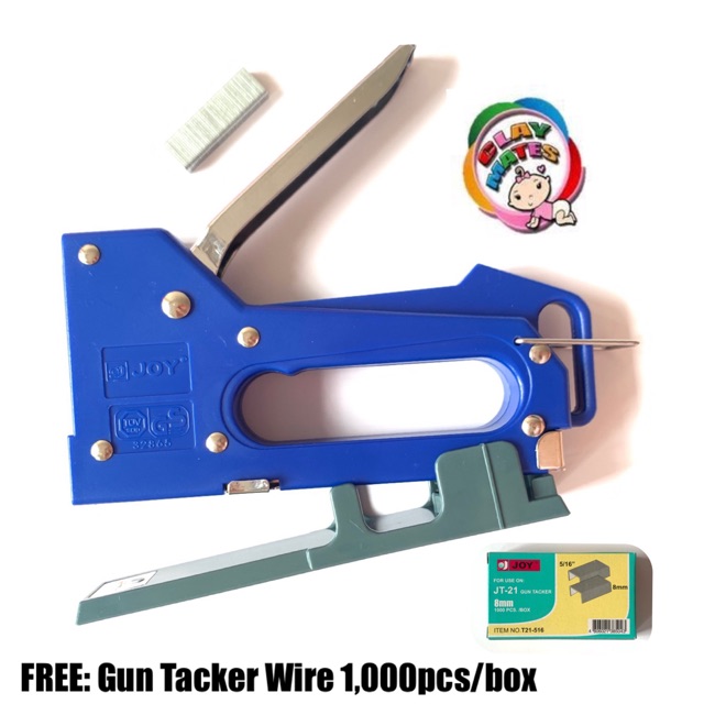 Joy Staple Gun Tacker w/free 1,000pcs wire | Shopee Philippines