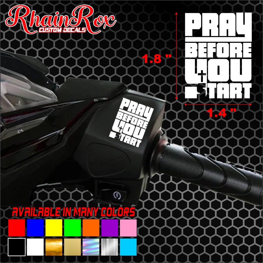 Rhain Rox Custom Decals, Online Shop | Shopee Philippines