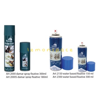 Kuelox Fixative Art Spray for Artwork Coating (watercolor, gouache ...