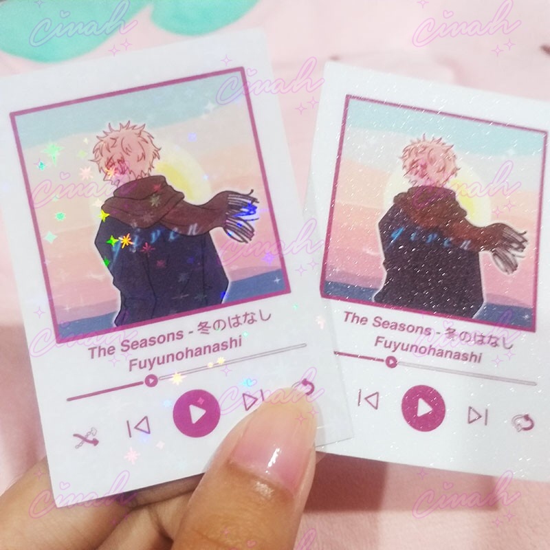 Given BL Anime Manga Holo Glitter Vinyl Sticker | cin_ah | Shopee ...