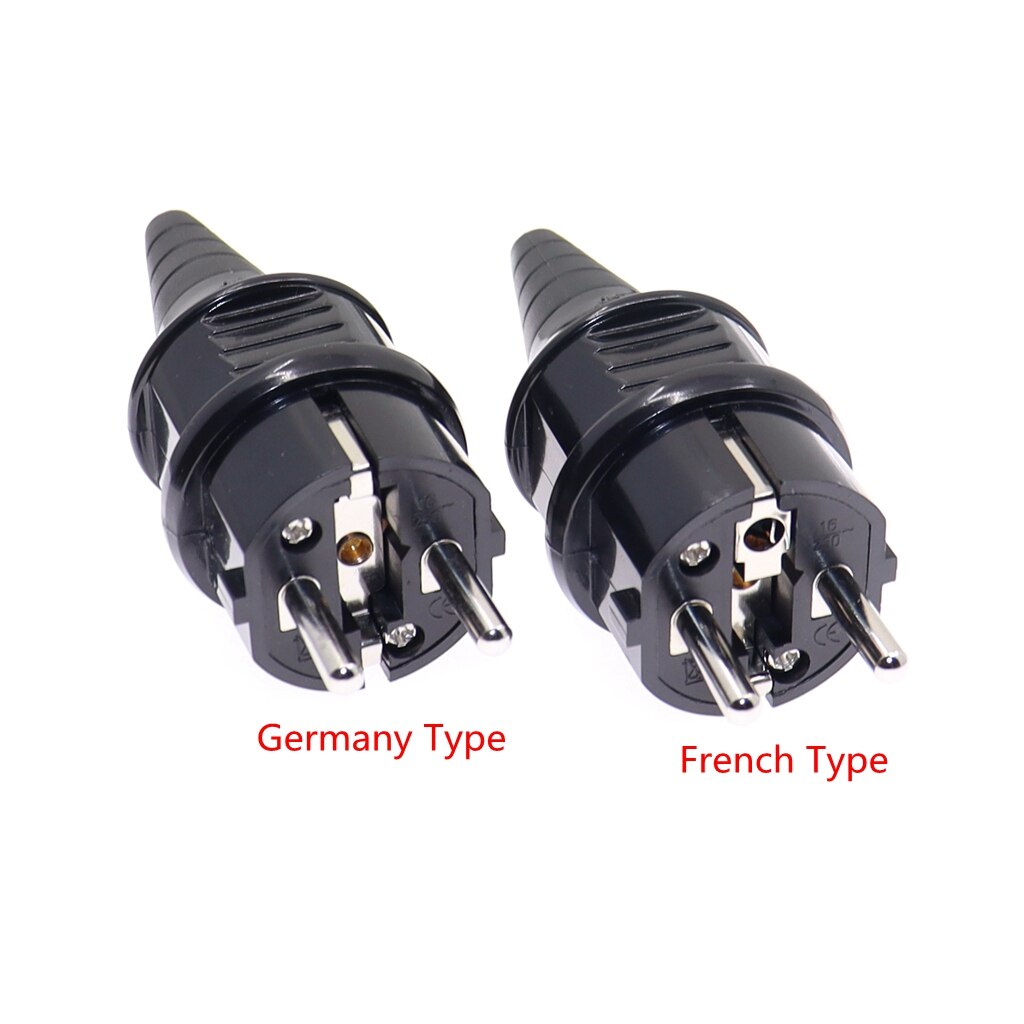 European Schuko 16A Power Plug IP44 Industry France/Germany Connector ...