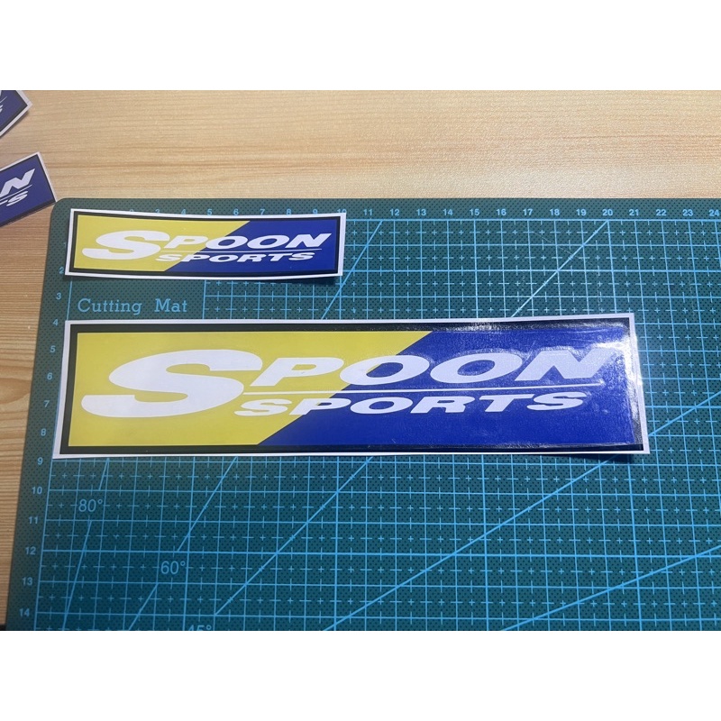 Spoon Sports Decal vinyl waterproof no fade multilayer vinyl | Shopee ...