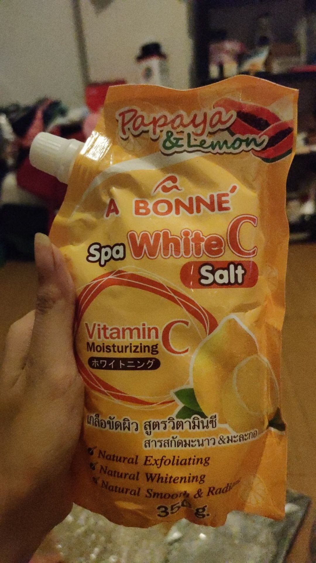 Abonne White Spa C Salt Papaya & Lemon 350g ( A098 ) | Shopee Philippines