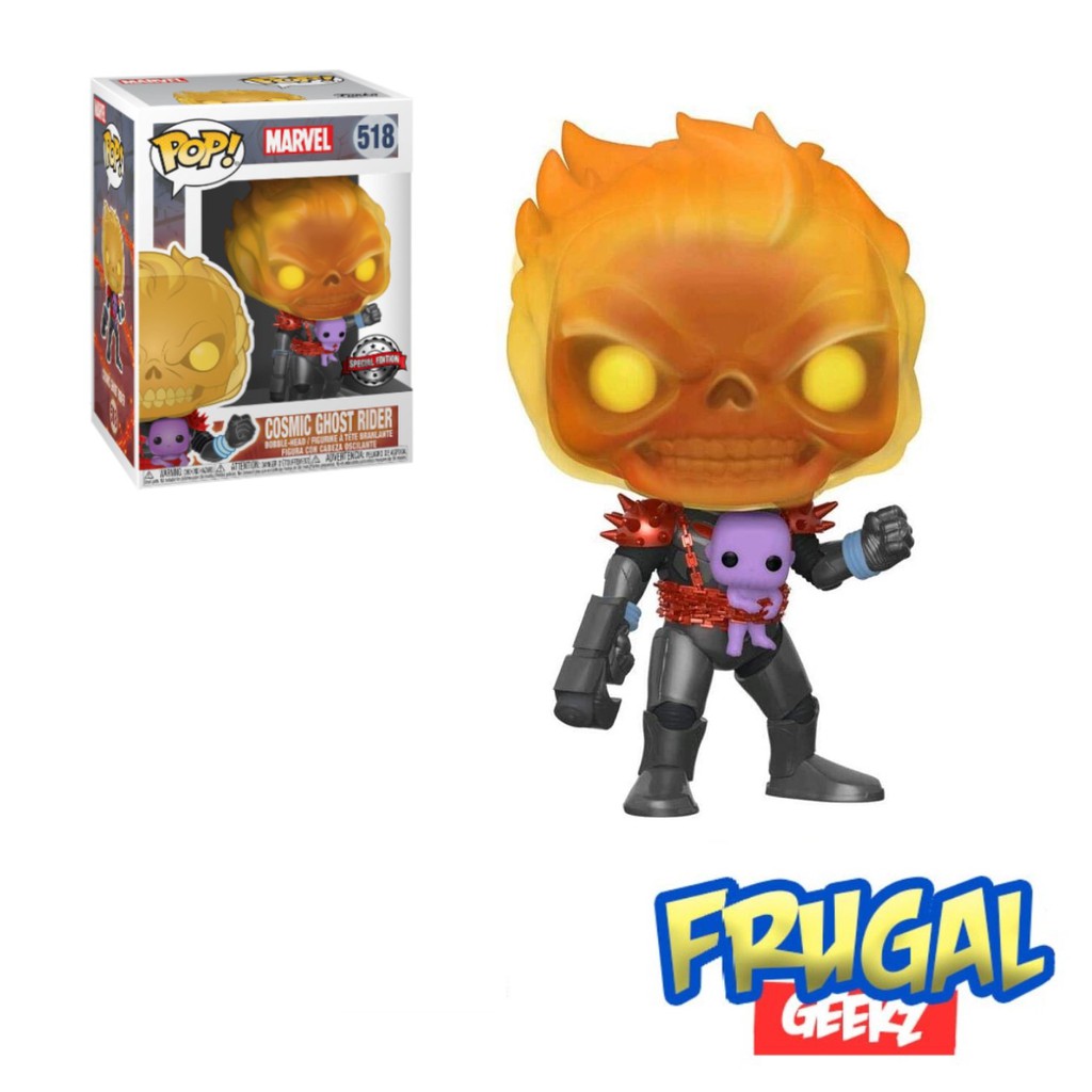Funko Pop! Marvel Cosmic Ghost Rider Special Edition Bobble Head Vinyl ...