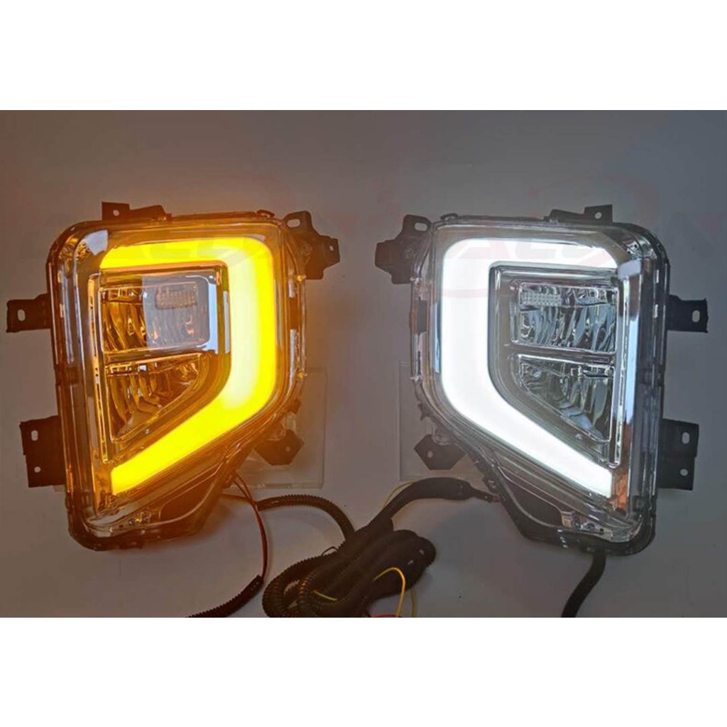 MITSUBISHI TRITON STRADA 2019-2021 GLS FOG LAMP COVER DRL DAY TIME ...