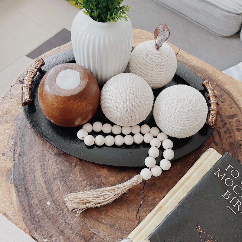 Macrame Ball Set of 3 Decorative (Molly) | Shopee Philippines