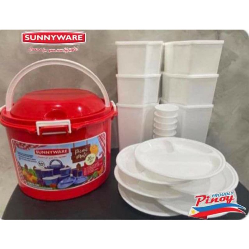 Sunnyware 20pcs picnic set (Limited Edition) | Shopee Philippines