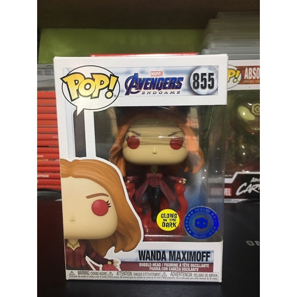 Authentic Funko Pop! Avengers End Game Wanda Maximoff GITD PIAB with ...