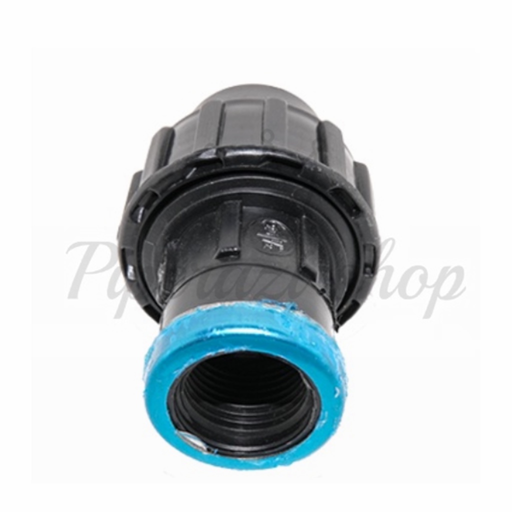 PE Compression Fittings Black Female Adapter (1 1/4 to 2") | Shopee ...