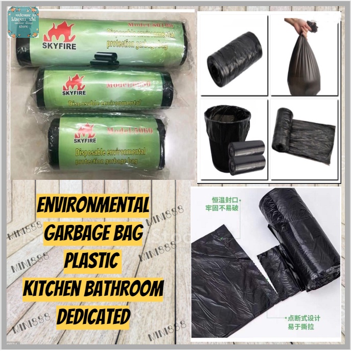 Environmental Garbage Bag Plastic Roll Breakpoint garbage bag kitchen ...
