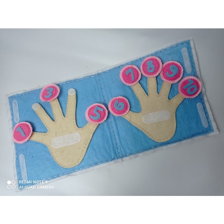 Educational Toys Flannel Know Numbers And Learning Counting | Shopee ...