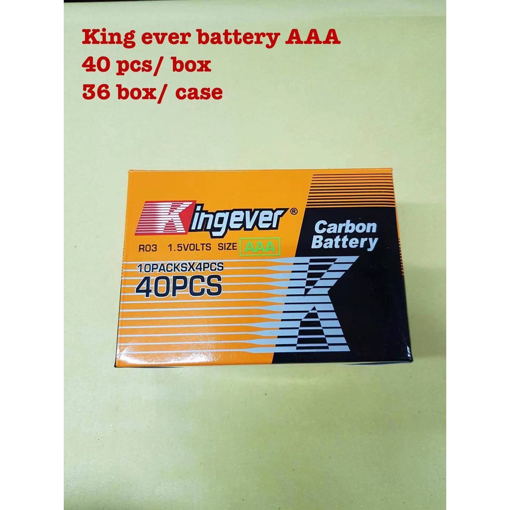 KING EVER BATTERY (AA AND AAA) | Shopee Philippines