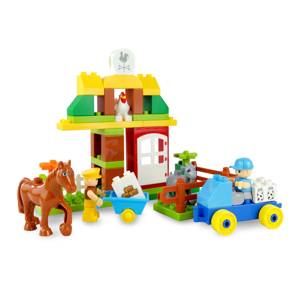 Duplo Compatible Building Blocks 43 pc Farm Set - HPD The Horse is ...