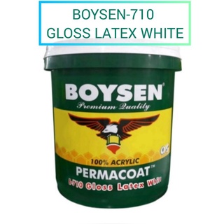 Boysen Permacoat Latex Pail 16L Acrylic 16 liters Semi Gloss Flat Latex ...