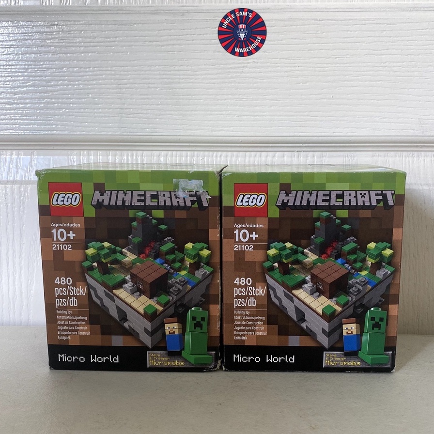 LEGO Minecraft Micro World Steve & Creeper Micromobs | Shopee Philippines