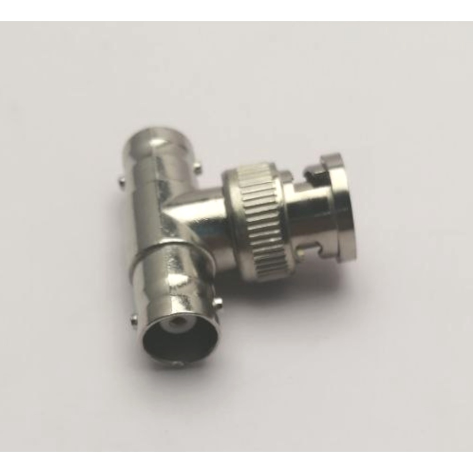 Coaxial BNC T Connector with T Type BNC Double Female To Male for RF Adapter BNC TM2F | Shopee ...