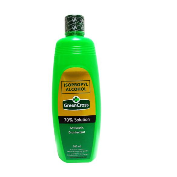 GREEN CROSS Isopropyl Alcohol 70% Solution, 500ML | Shopee Philippines