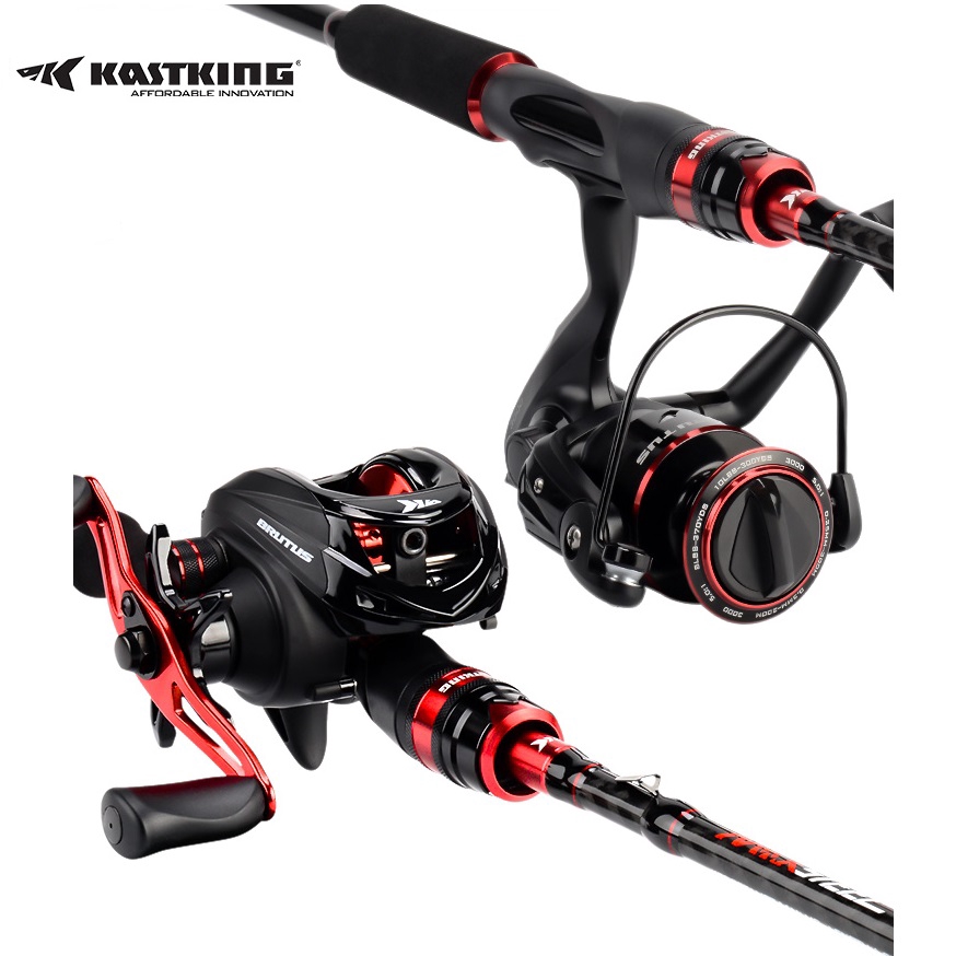 KastKing Max Steel Rod Carbon Spinning Casting Fishing Rod For Bass ...