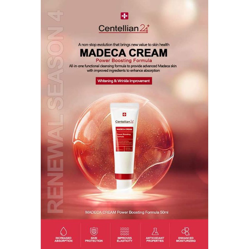 CENTELLIAN24 MADECA DERMA CREAM POWER BOOSTING FORMULA 50ML FROM KOREA ...